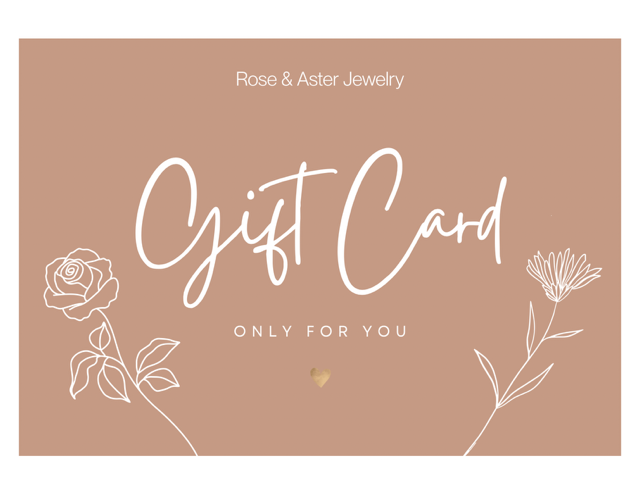 Rose & Aster Jewelry Gift Card – Rose & Aster Boutique